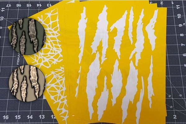 Camo Stencil Pattern