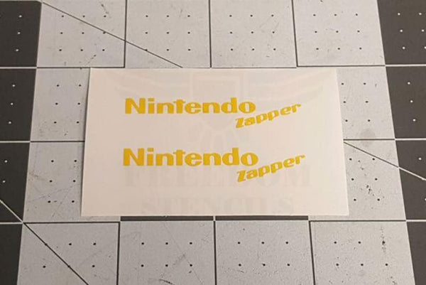 NINTENDO ZAPPER Stencil Pack for Duracoat, Cerakote, Gunkote & spray ...