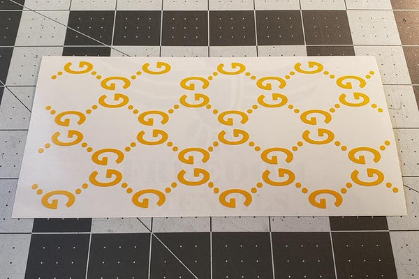 GUCCI Pattern Stencil for Duracoat, Cerakote, Gunkote & spray paint ...