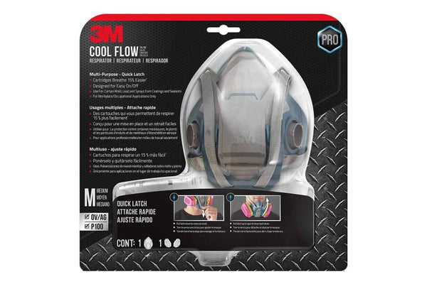 3M Pro MultiPurpose Respirator with Quick Latch - Freedom Stencils