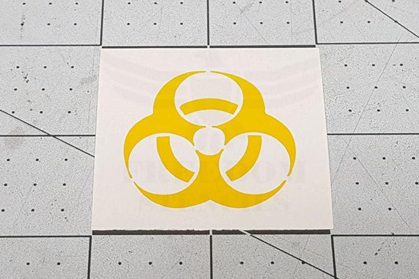 Biohazard Stencils for Duracoat, Cerakote, Gunkote & spray paint ...