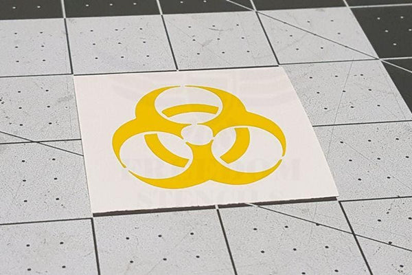 Biohazard Stencils for Duracoat, Cerakote, Gunkote & spray paint ...