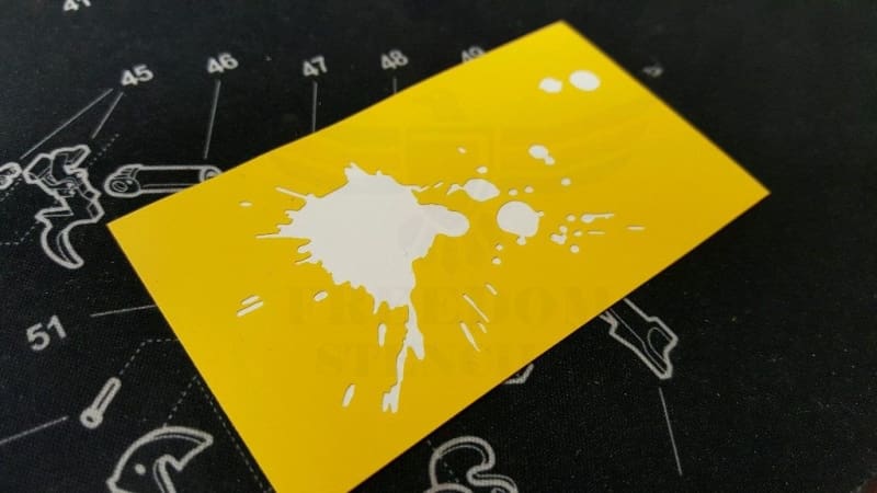 Blood Splatter Stencil - Freedom Stencils