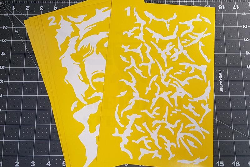 BRITISH DPM Camouflage Stencil Pack for Duracoat, Cerakote, Gunkote ...