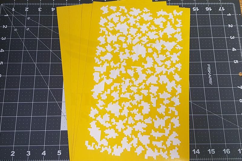 Heat Resistant Vinyl Camouflage Stencils - Freedom Stencils