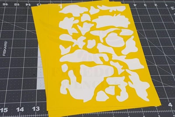 DUCK HUNTER Camouflage Stencil Pack for Duracoat, Cerakote, Gunkote ...