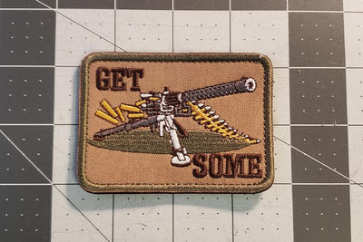 "Get Some" Machine Gun Morale Patch - Freedom Stencils
