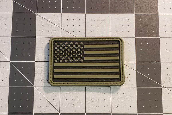 American Flag PVC Patch - Freedom Stencils