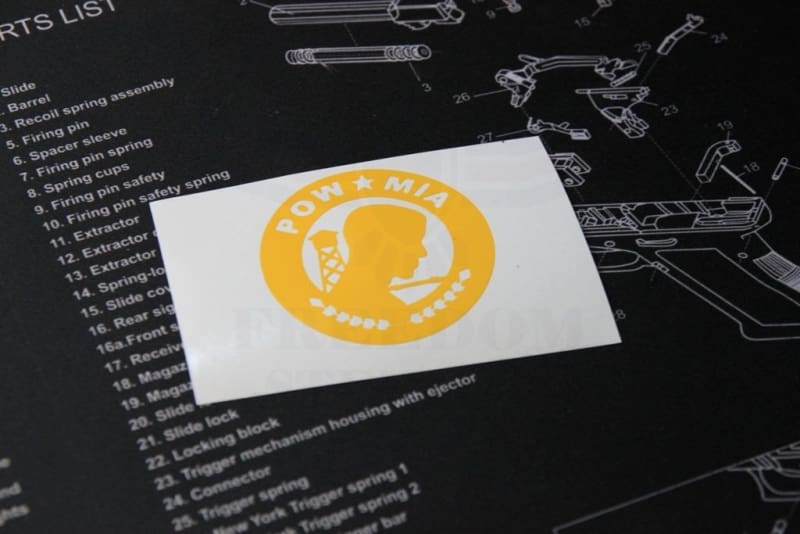 POW MIA Logo Stencil - Freedom Stencils