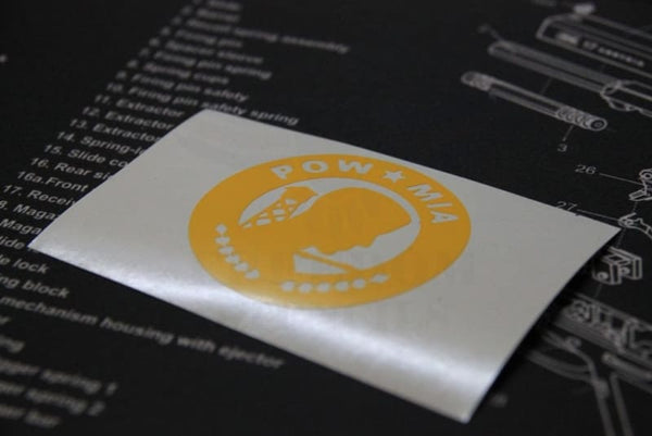 POW MIA Logo Stencil - Freedom Stencils