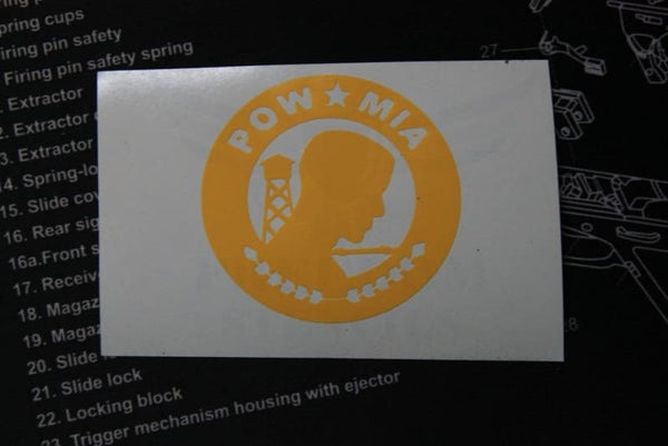 POW MIA Logo Stencil - Freedom Stencils