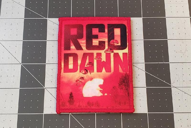 Red Dawn Movie Poster Patch - Freedom Stencils