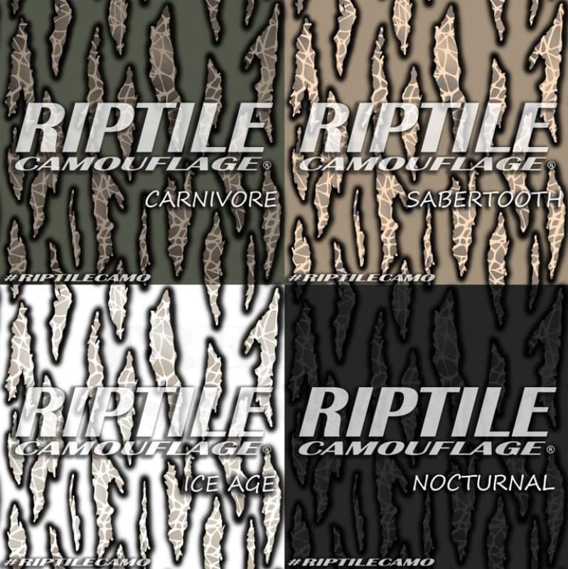 RIPTILE Camouflage Stencil Pack for Duracoat, Cerakote, Gunkote & Spray ...