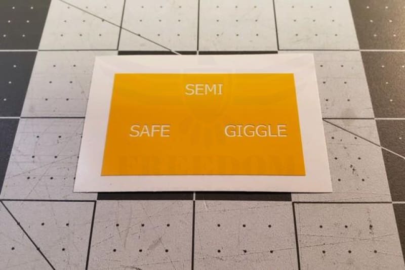 Selector Marking Stencil Masks for Lower Receivers - Freedom Stencils