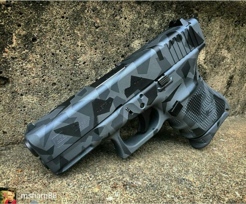 SWEDISH SPLINTER M90 Stencils for Duracoat, Cerakote, Gunkote & spray ...