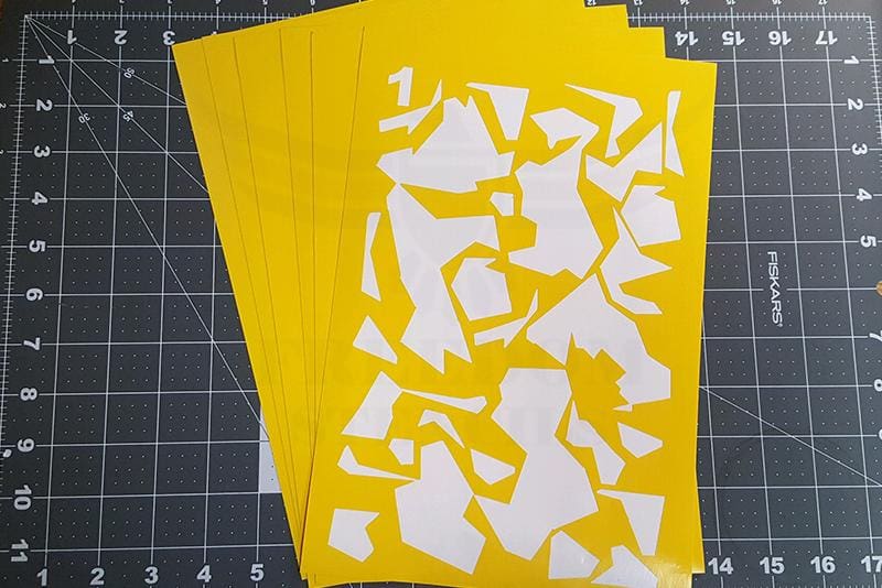 SWEDISH SPLINTER M90 Stencils for Duracoat, Cerakote, Gunkote & spray ...